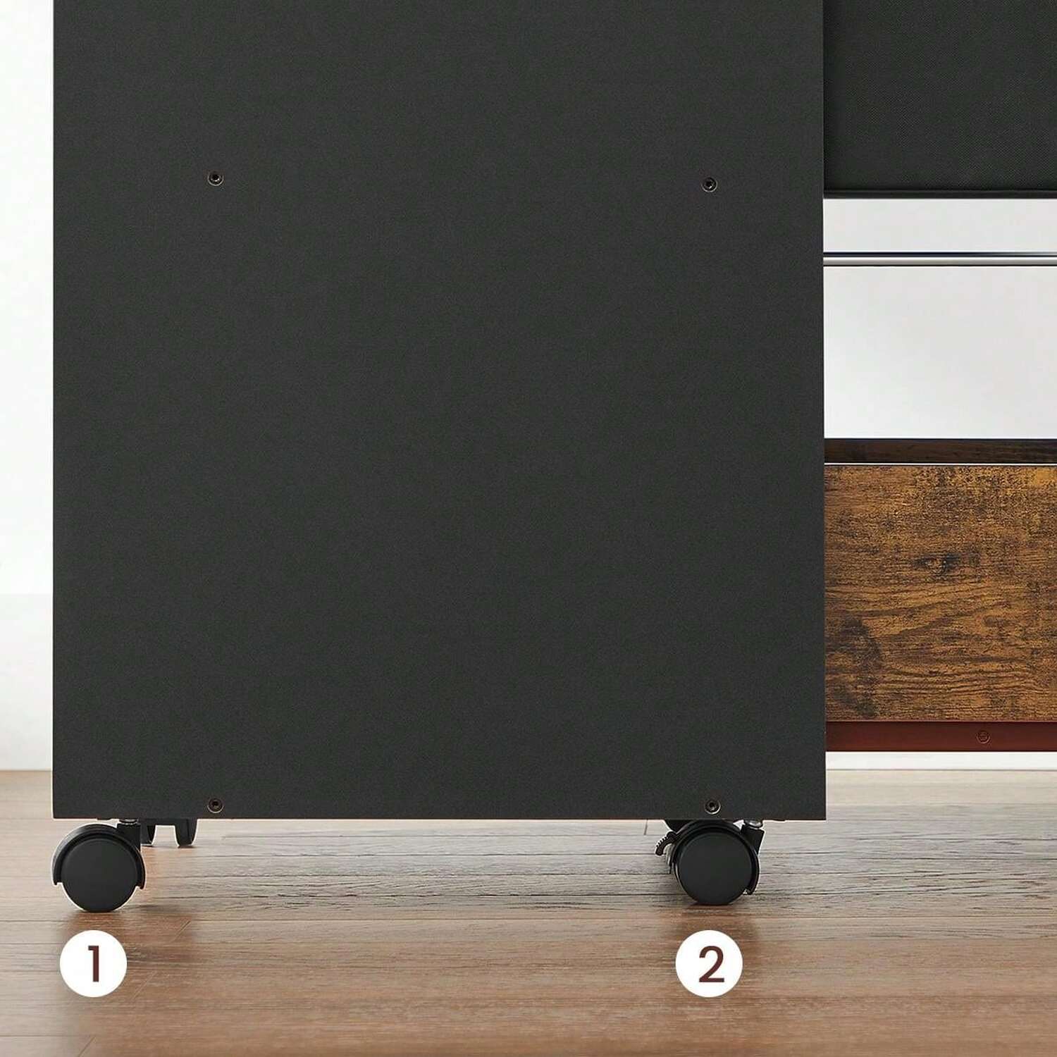 VASAGLE Rolling File Cabinet with 3 Drawers