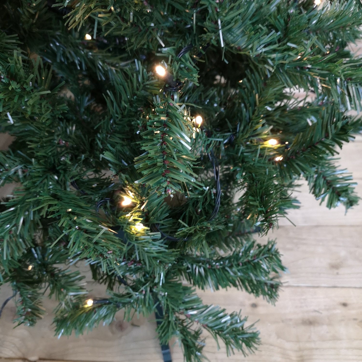 Prelit Breckenridge Pine Christmas Tree with Multi Action LEDs