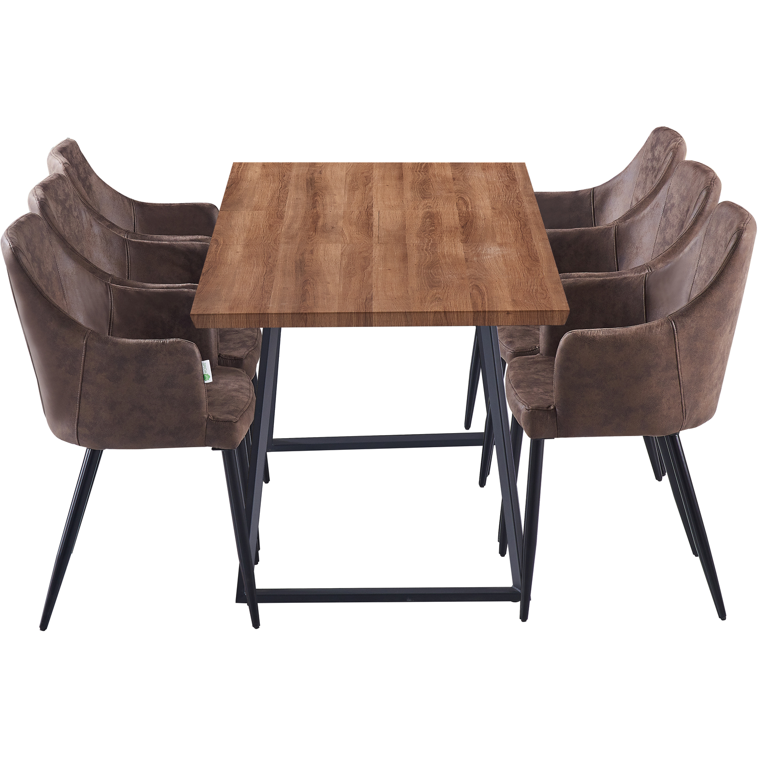 Zarah Toga LUX Dining Set with a Table and 6 Chairs