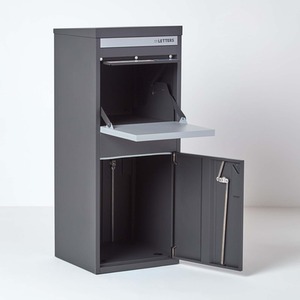 Smart Parcel Box - Large Front Rear Access Parcel and Postage Drop Box