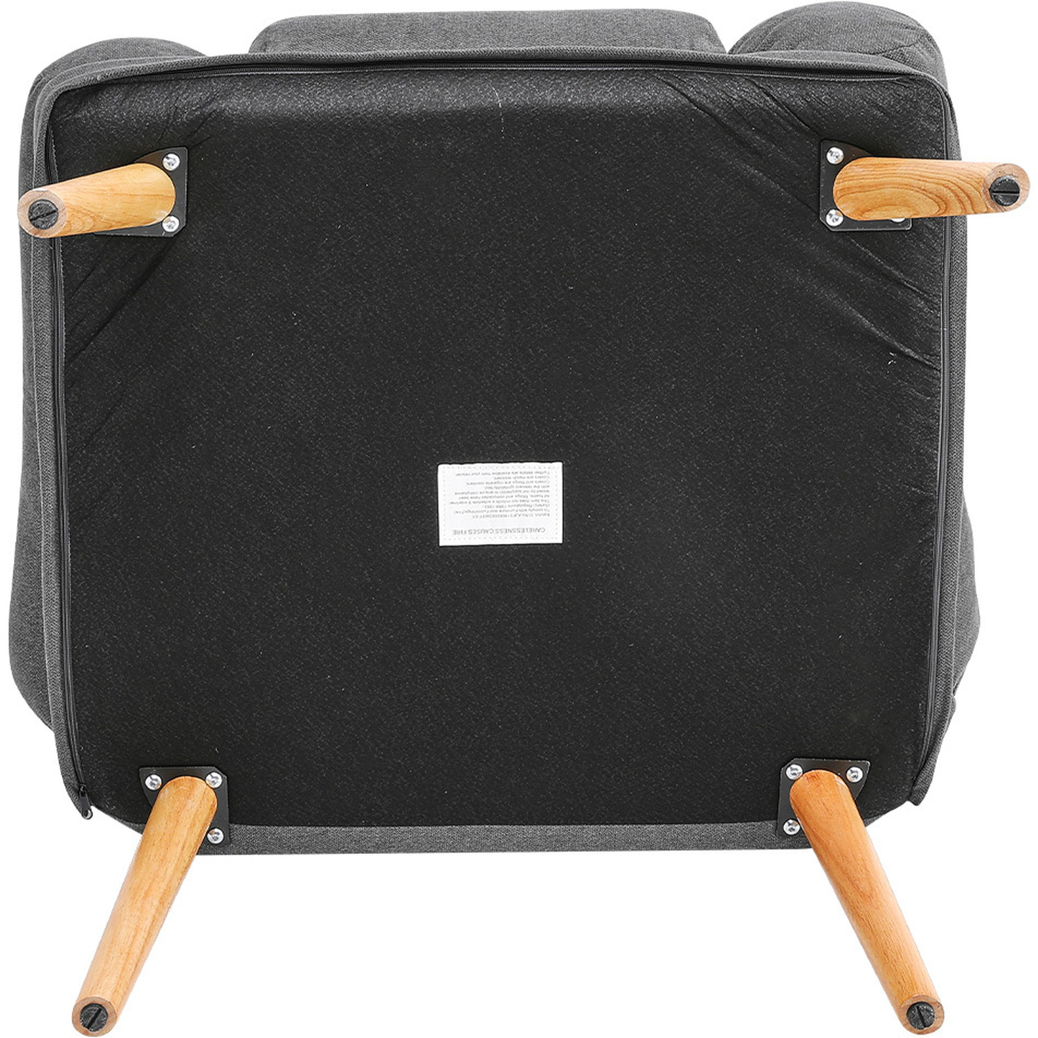Lazy Relax Lounge Fabric Recliner Chair with Footstool