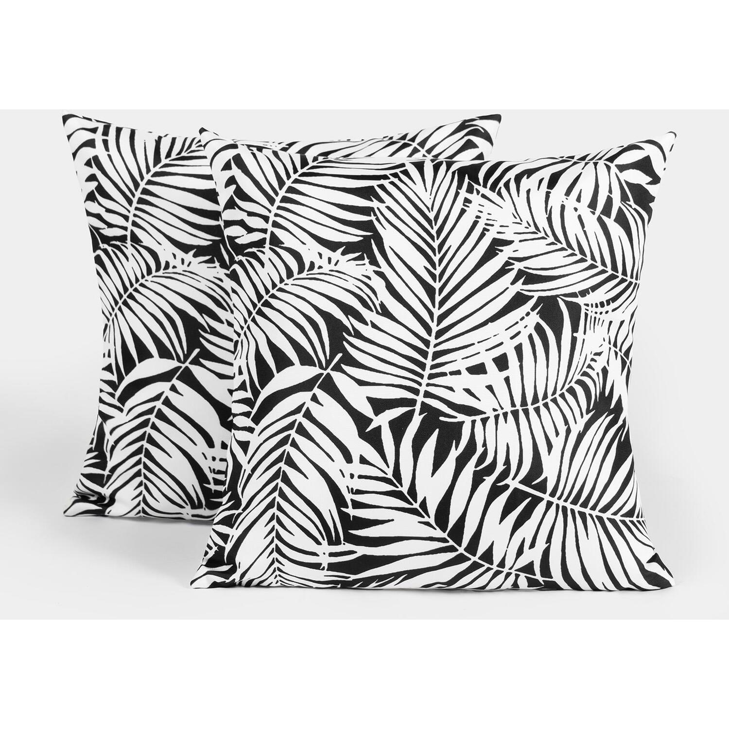 Pack Of Outdoor Leaf Cushion Covers
