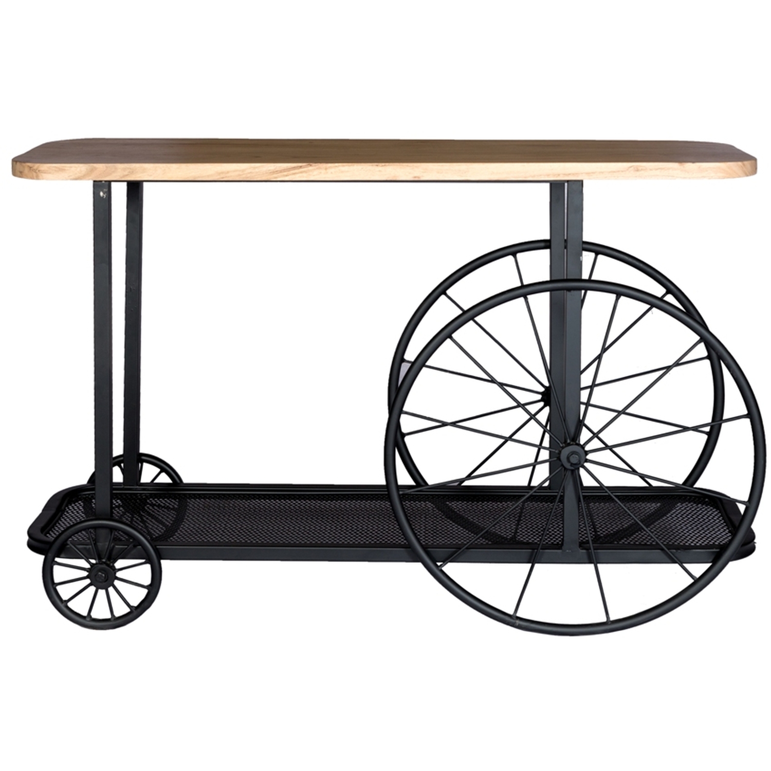 Bombay Craft Wheel Console Table