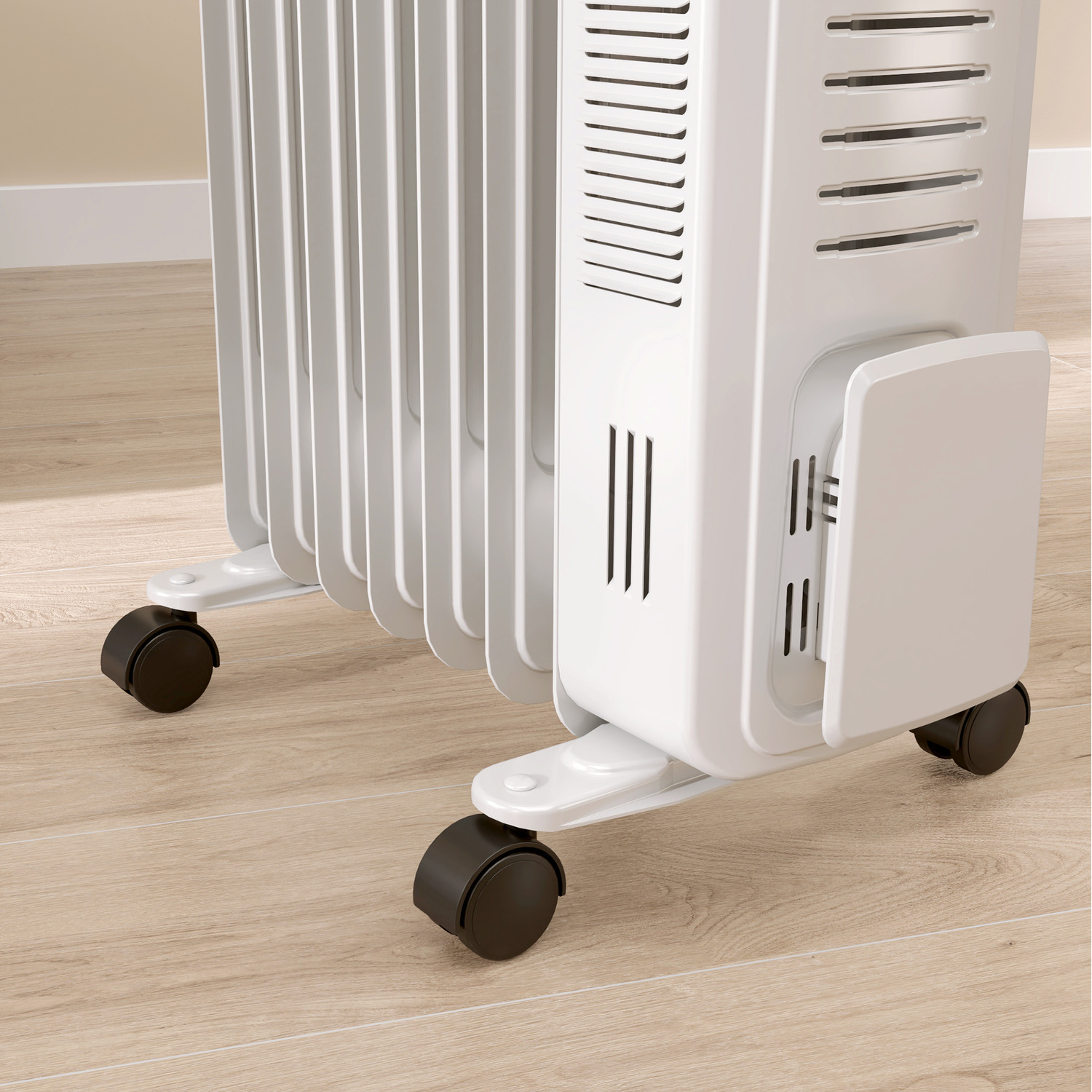 HOMCOM Electric Heater Energy Efficient Portable for Home