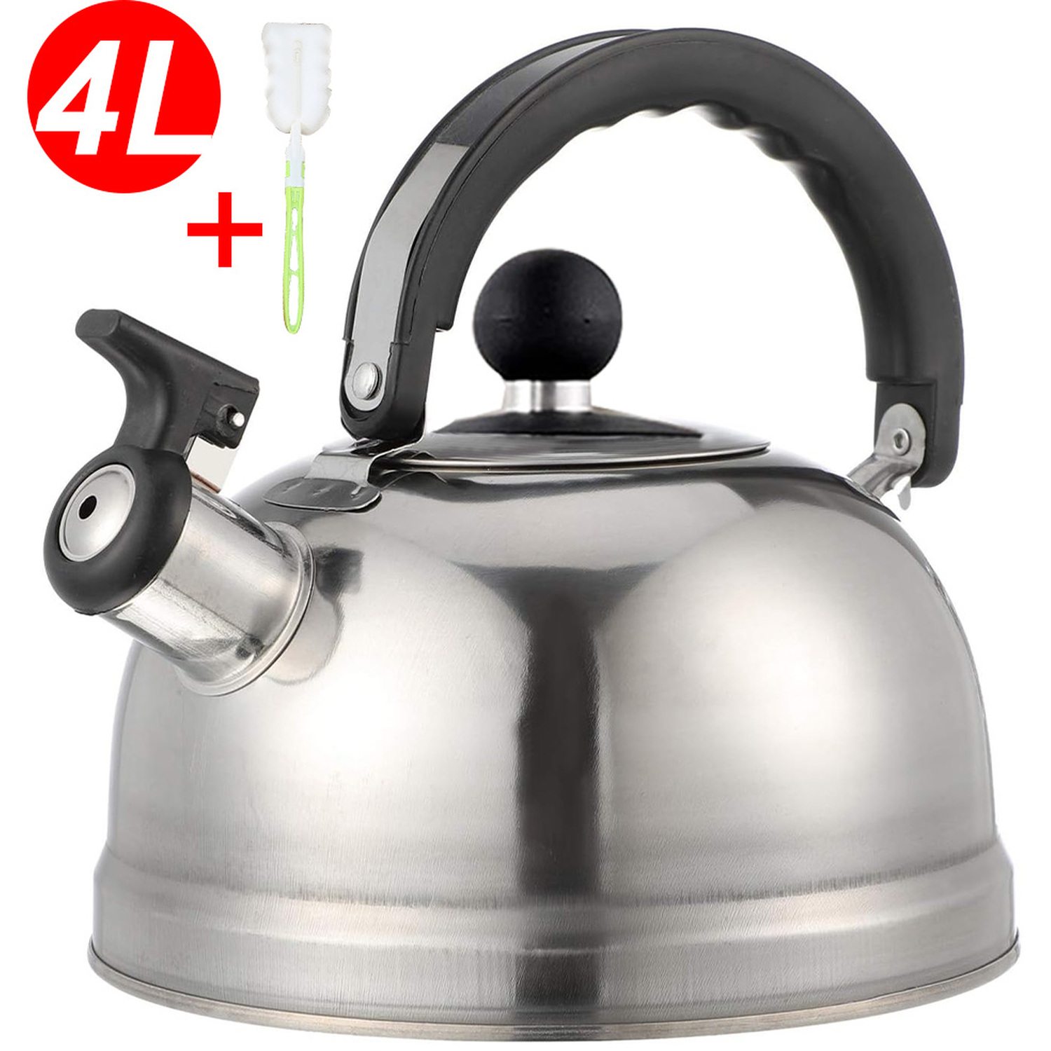 Stainless Steel Whistling Kettle 4L
