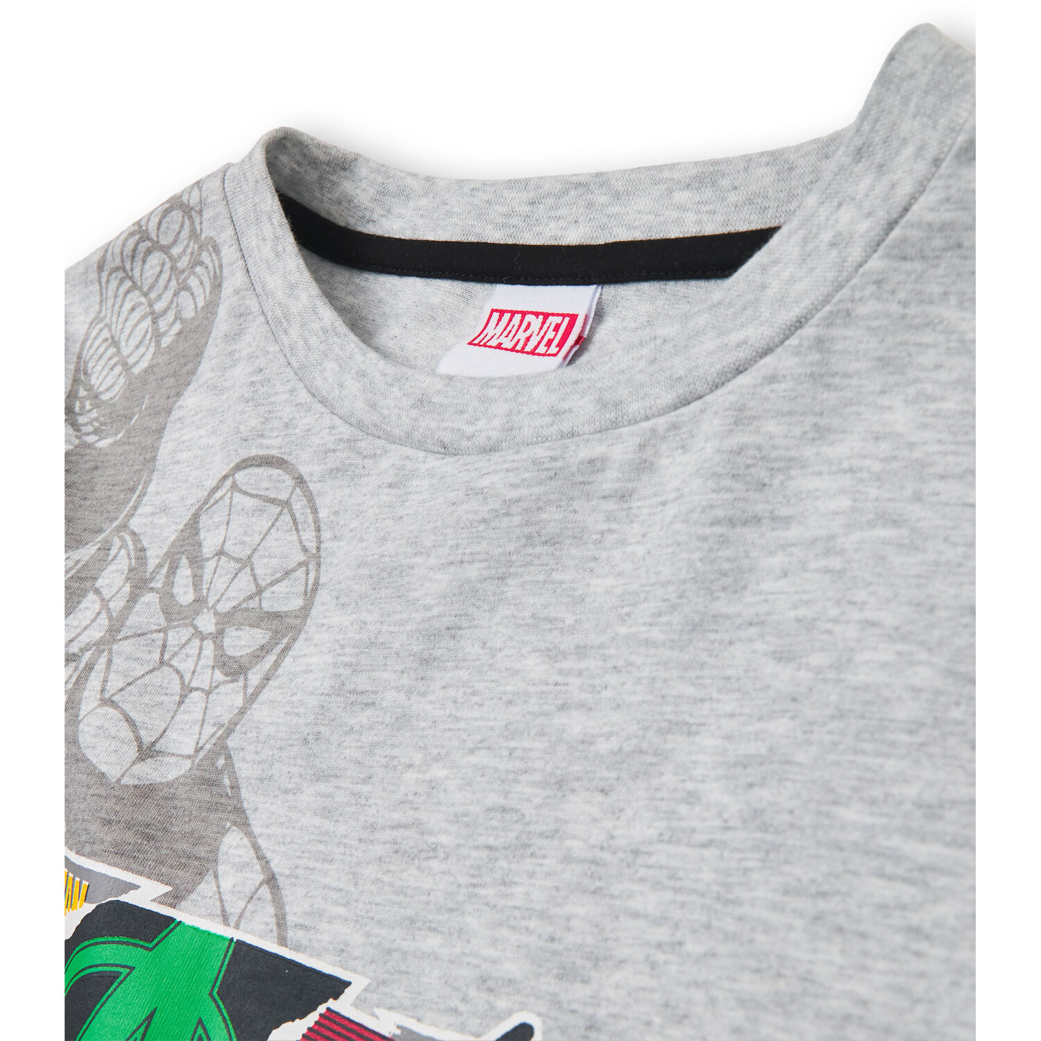 Marvel Front Logo Print Kids Short Sleeved T-Shirt