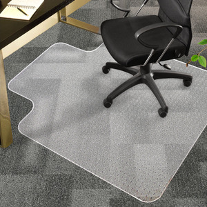120x90CM PVC Non-Slip Office Chair Mat with Pin