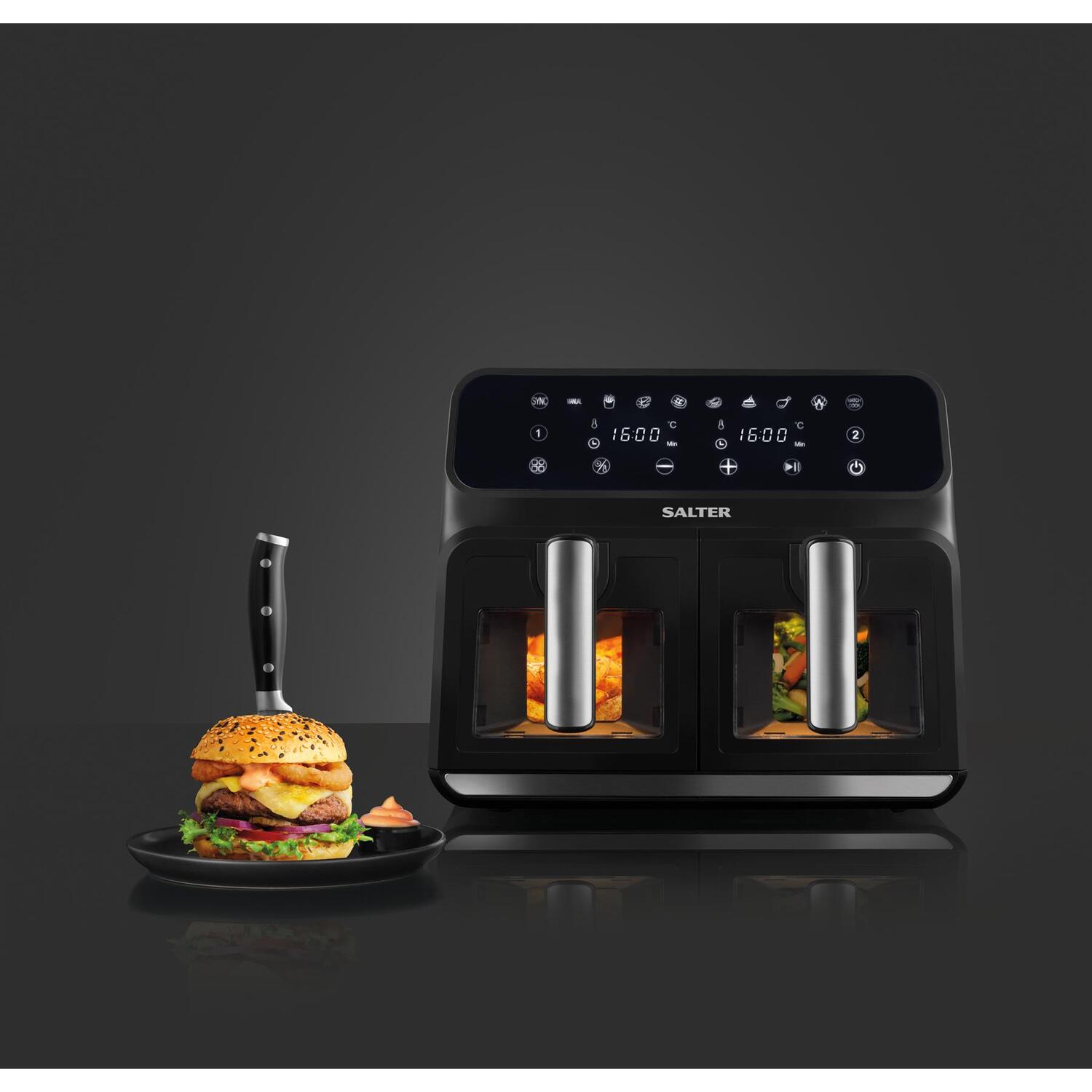7.6L Double Draw Non-Stick Air Fryer