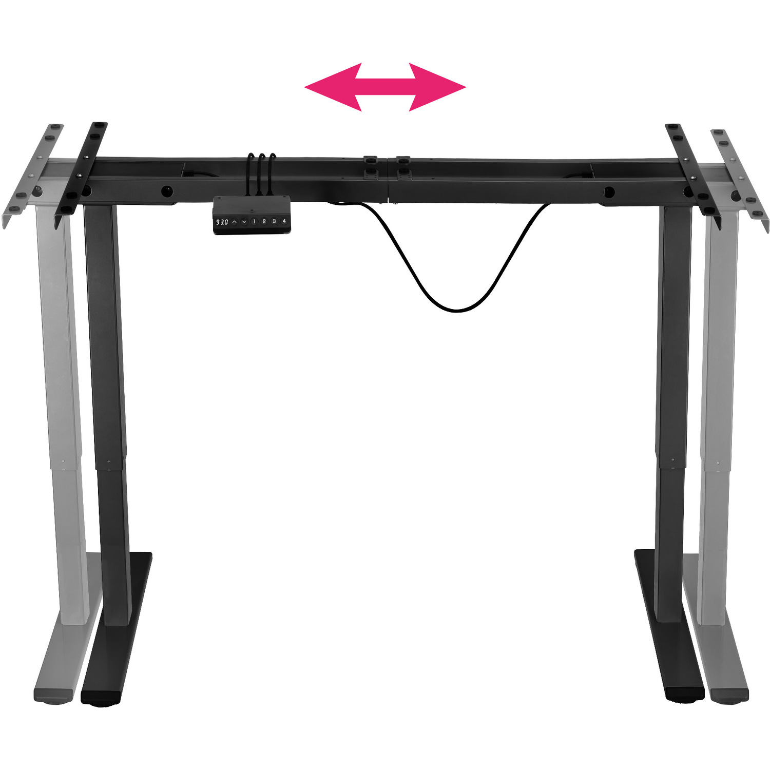 Motorised Standing Desk Frame With Memory and Anti-Collision Features