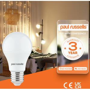 60w LED GLS Non-Dimmable E27 Day Light 6500K Bulb