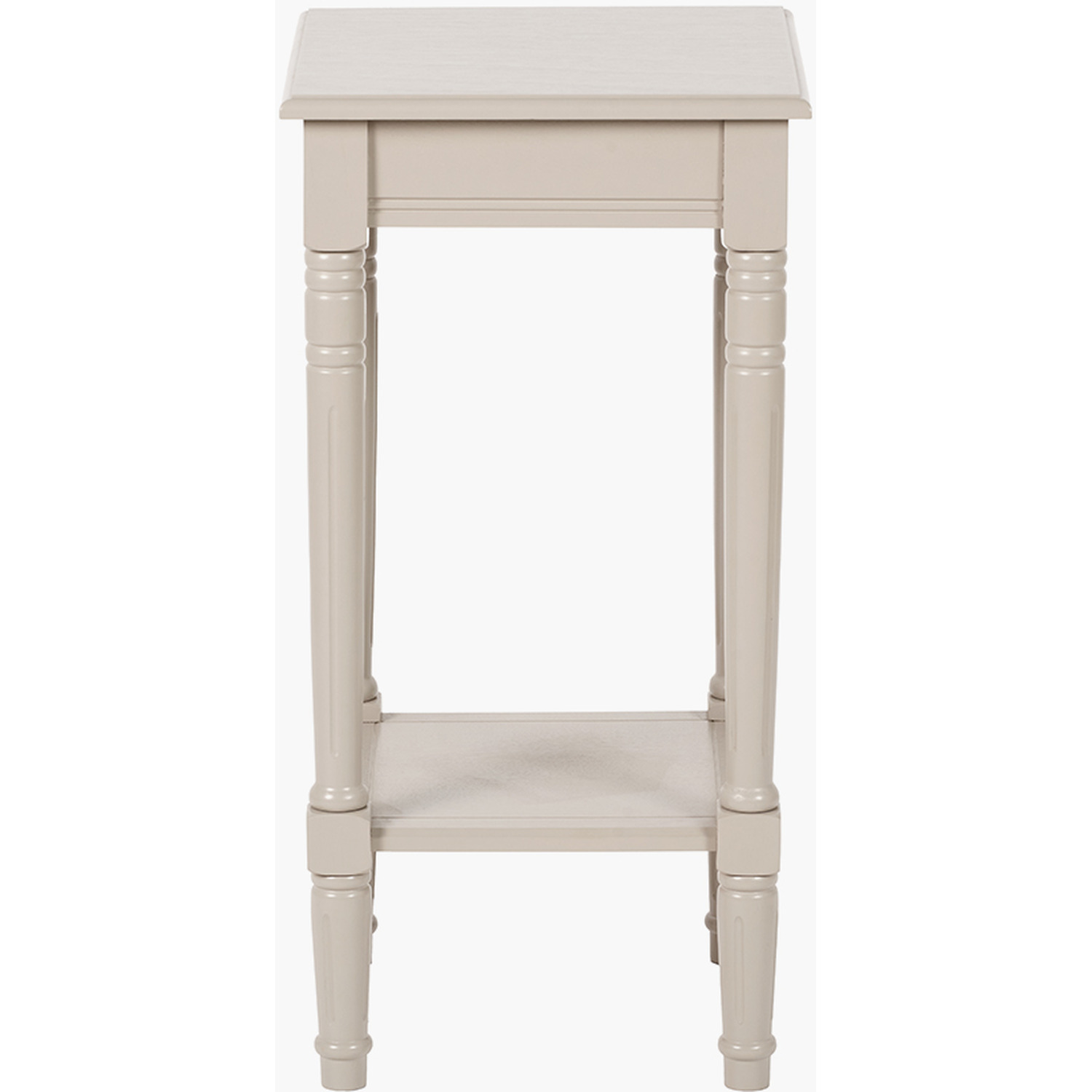 Square Wooden Side Table for Small Corners