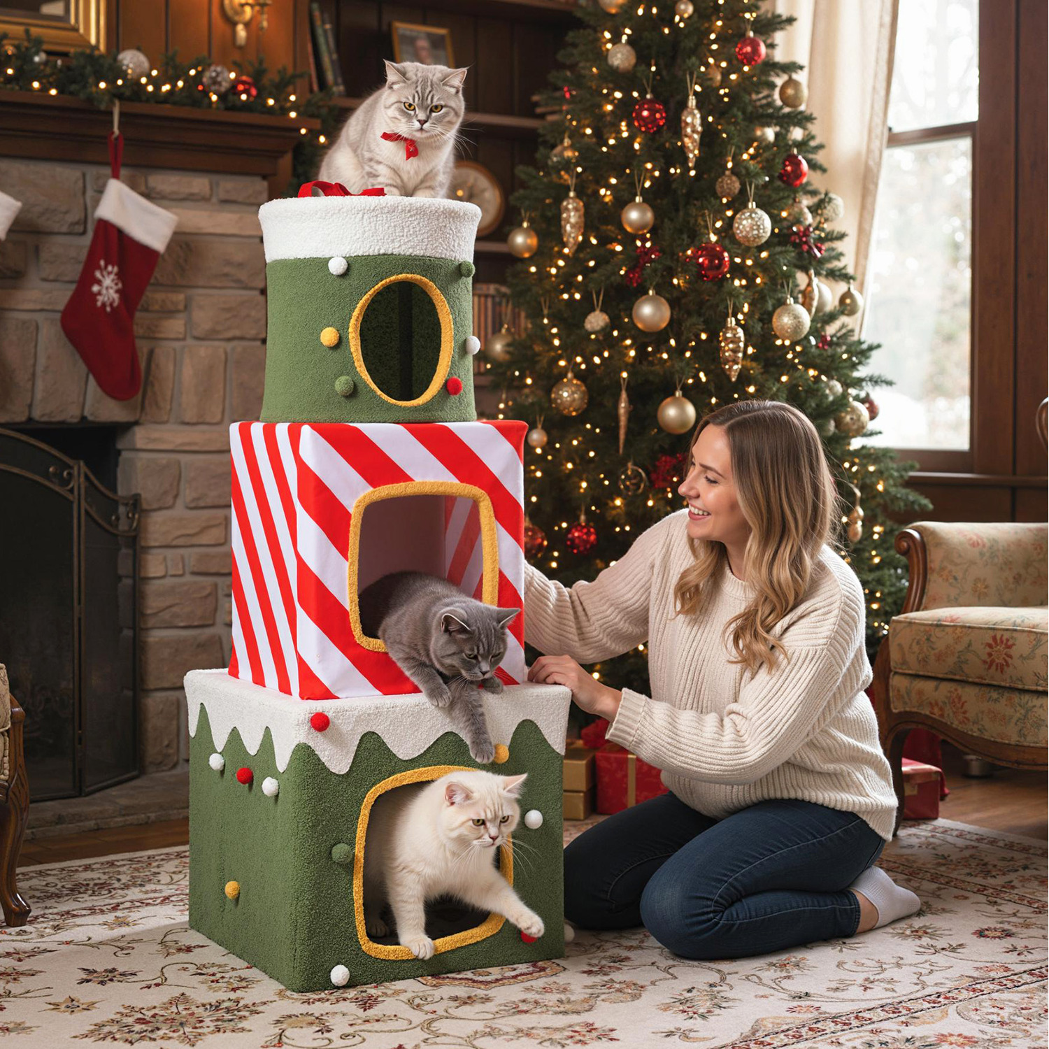 Stackable Gift Box Tower