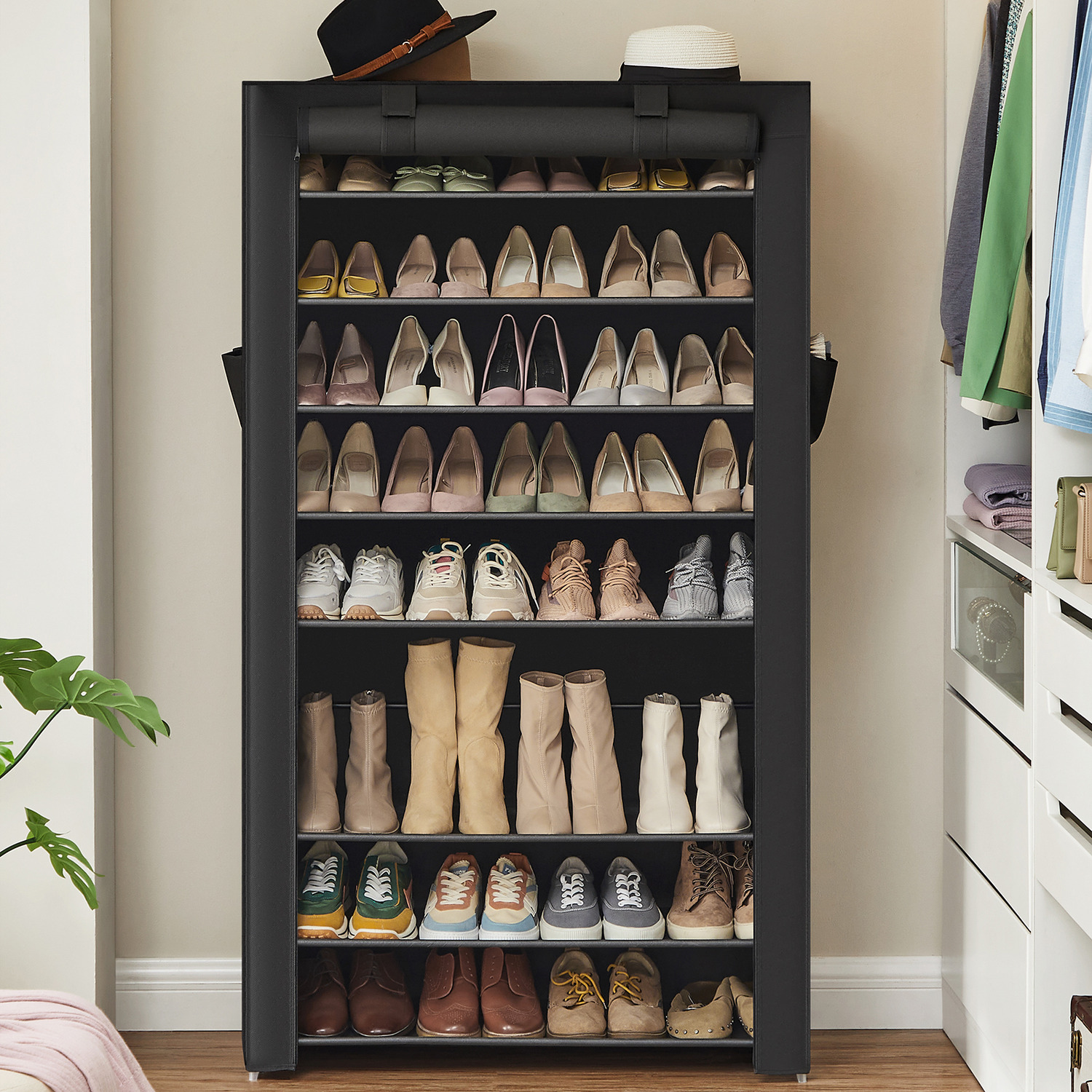 10-Tier Shoes Rack,Shoe Storage Cabinet,Shoe Organiser