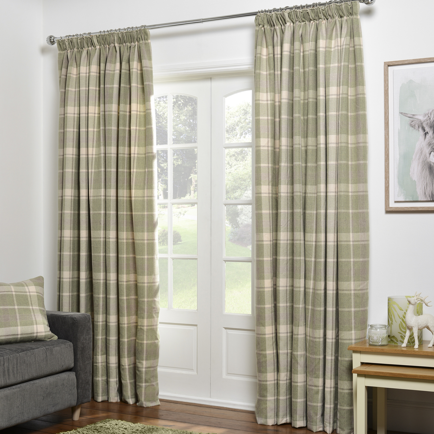 Highbury Check Curtains