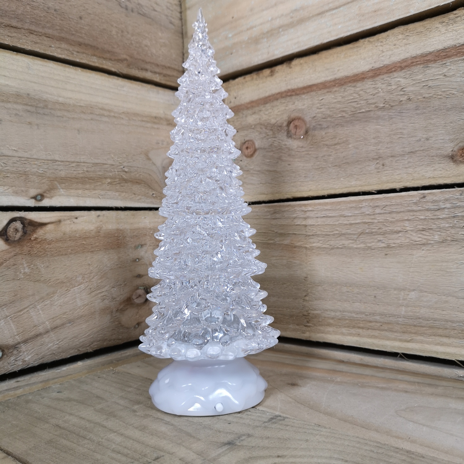 32cm Snowtime Christmas Tree Water Spinner