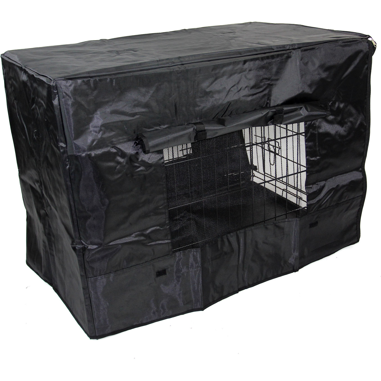 Waterproof Dog Cage Cover in Black