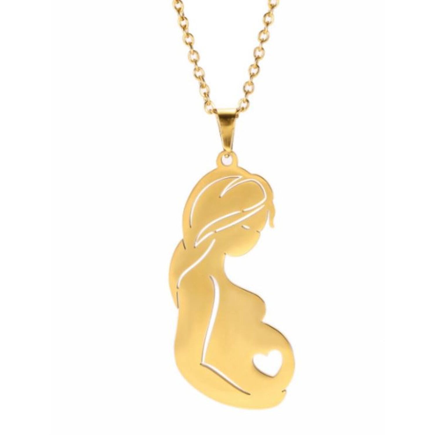 Necklace with Pregnant Mother Pendant