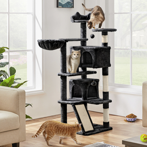 Yaheetech 146cm Plush Cat Tree
