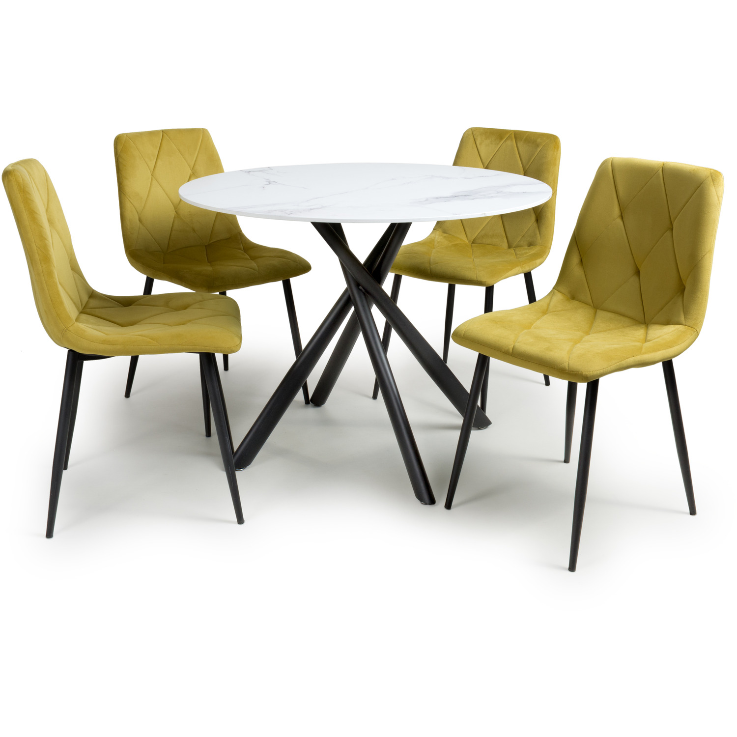 Avesta with 4 Vernon Dining Set