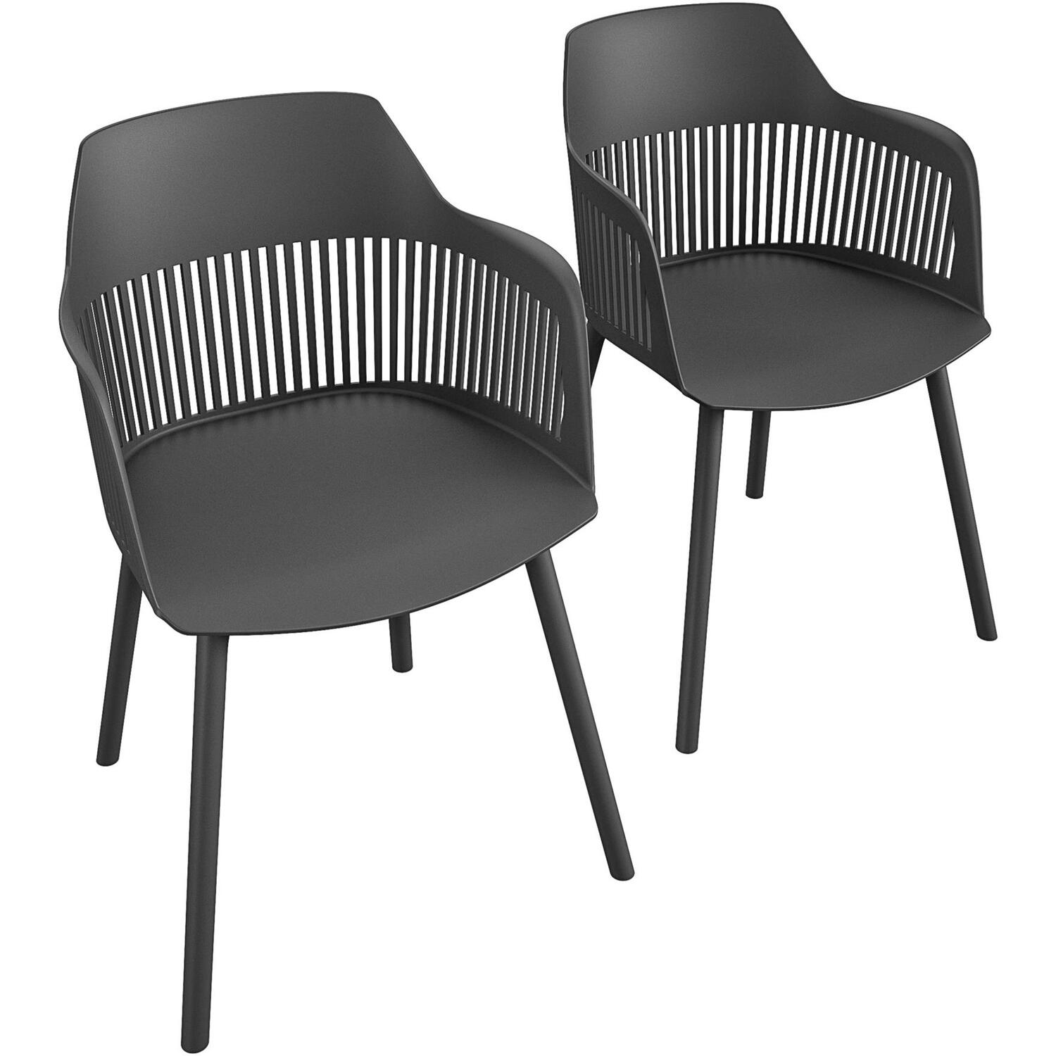 Camelo Resin Chairs 2PK