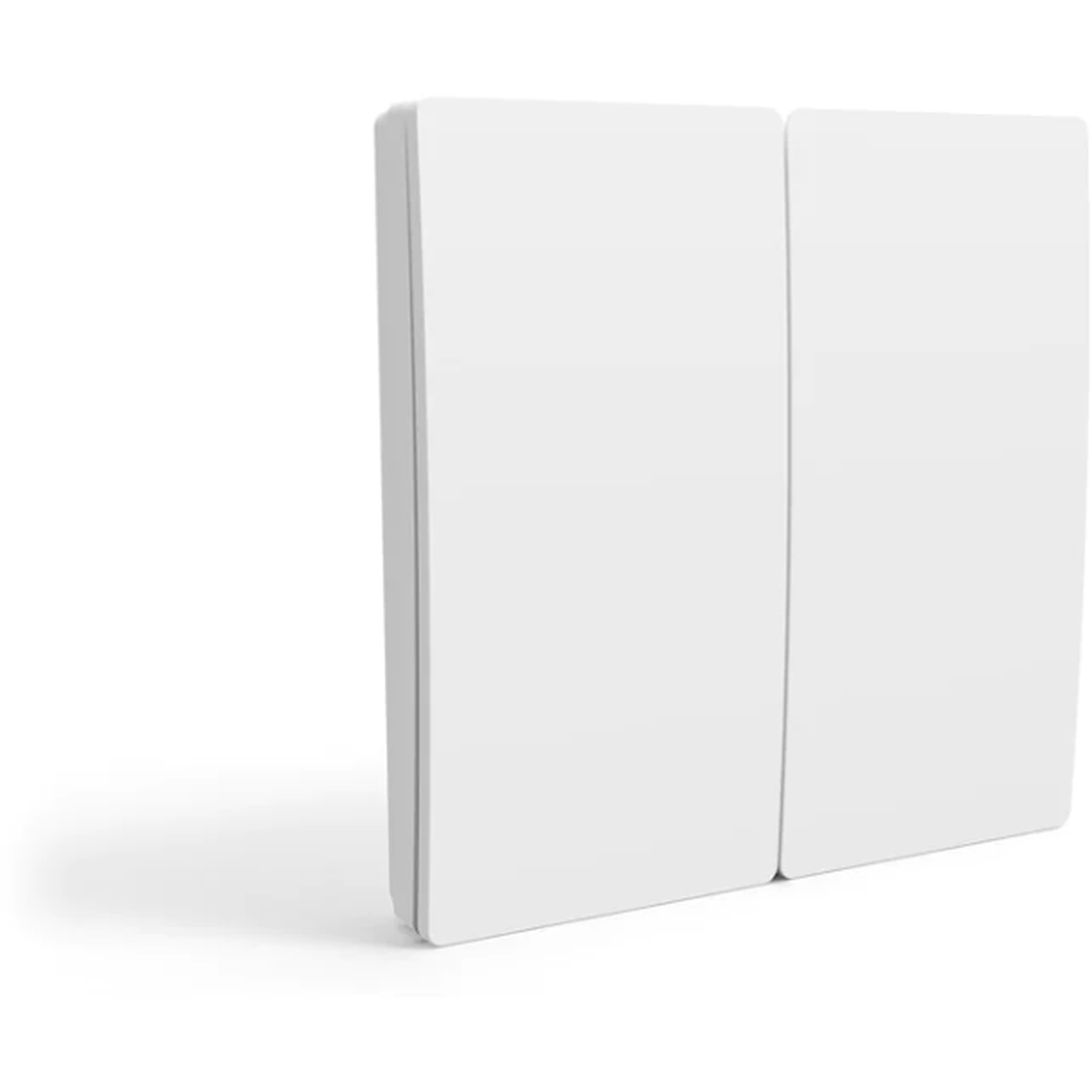 2 Gang Wireless Kinetic Switch White Non Dimmable Receiver