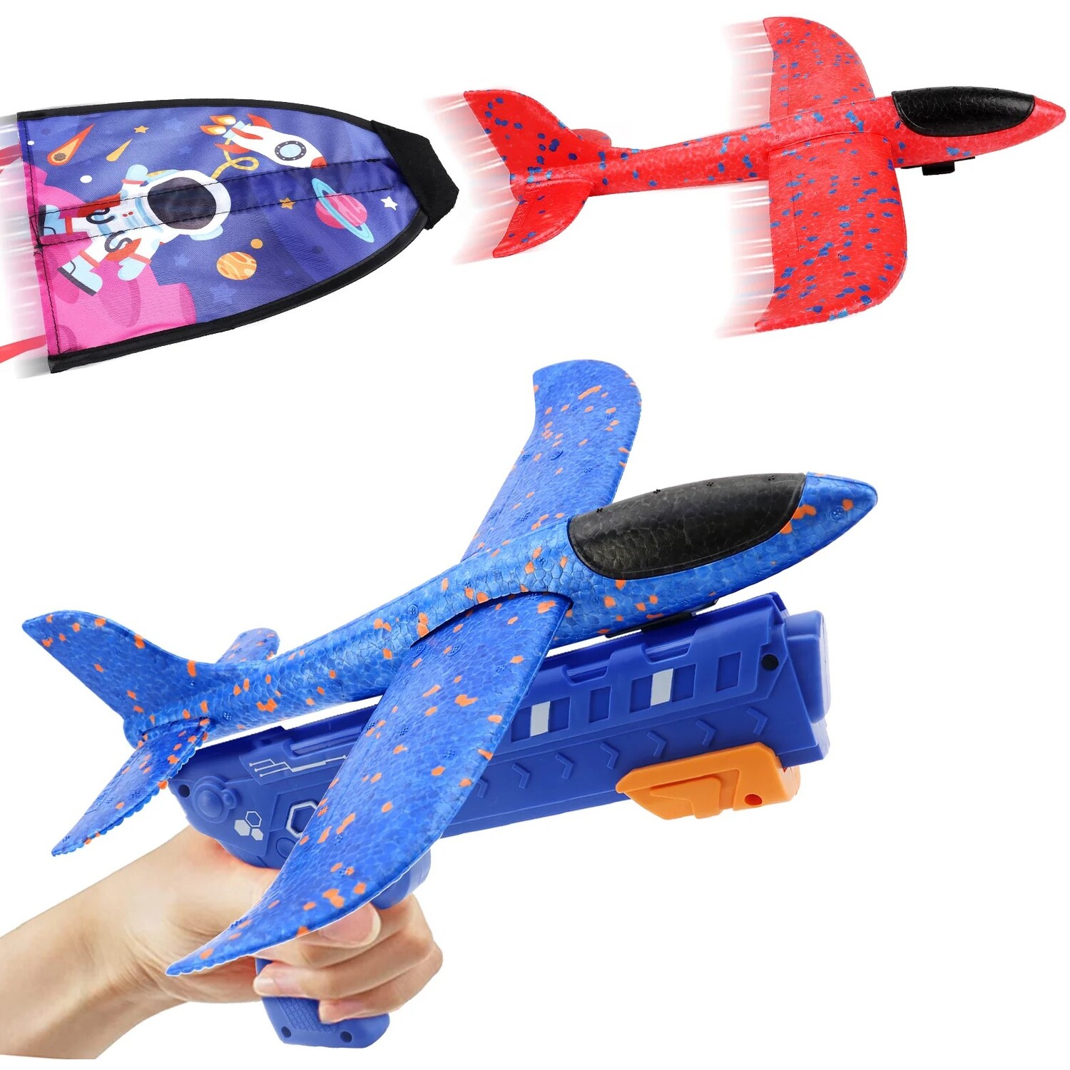 Foam Glider Planes and Airplane Launcher Toy