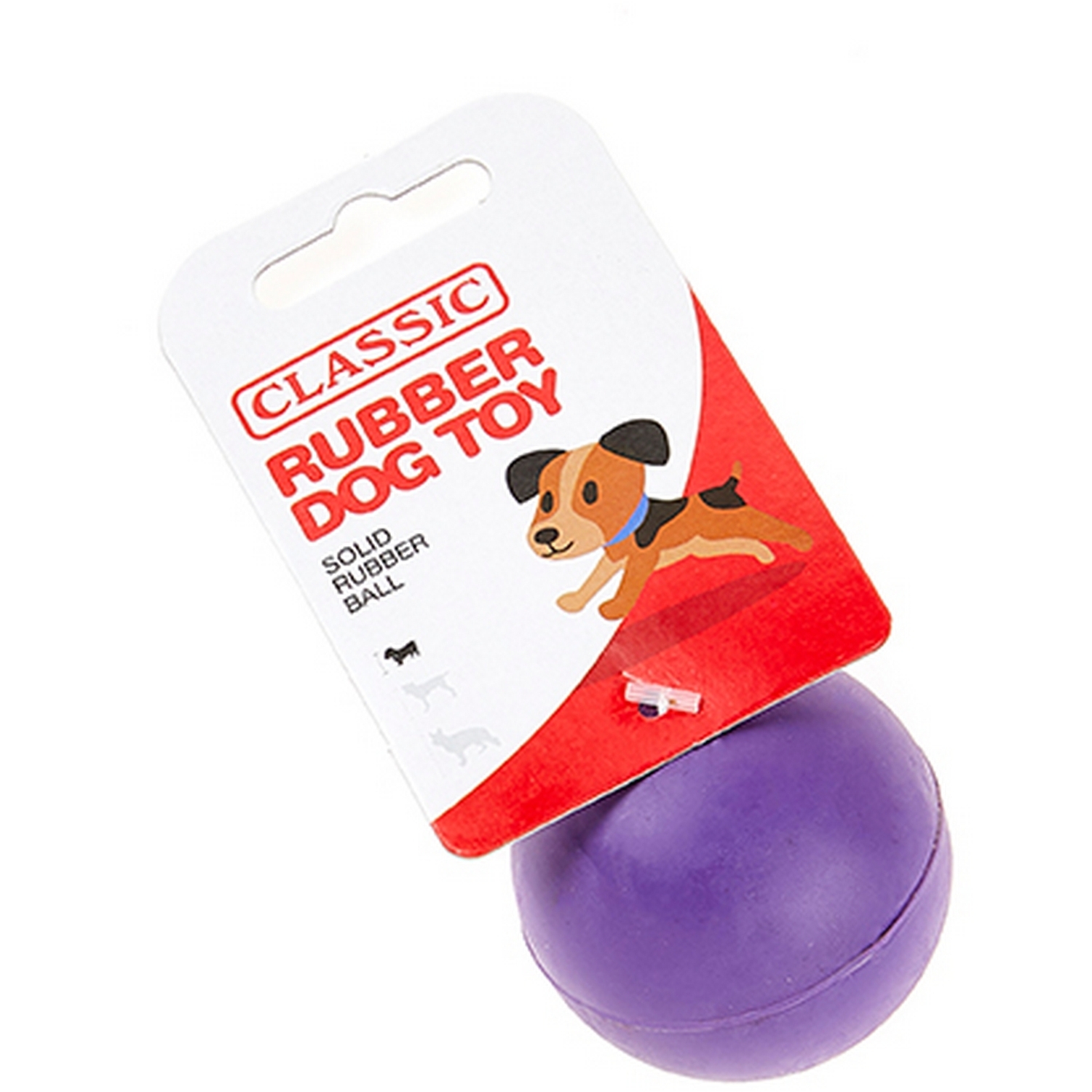 Solid Rubber Bone Dog Toy