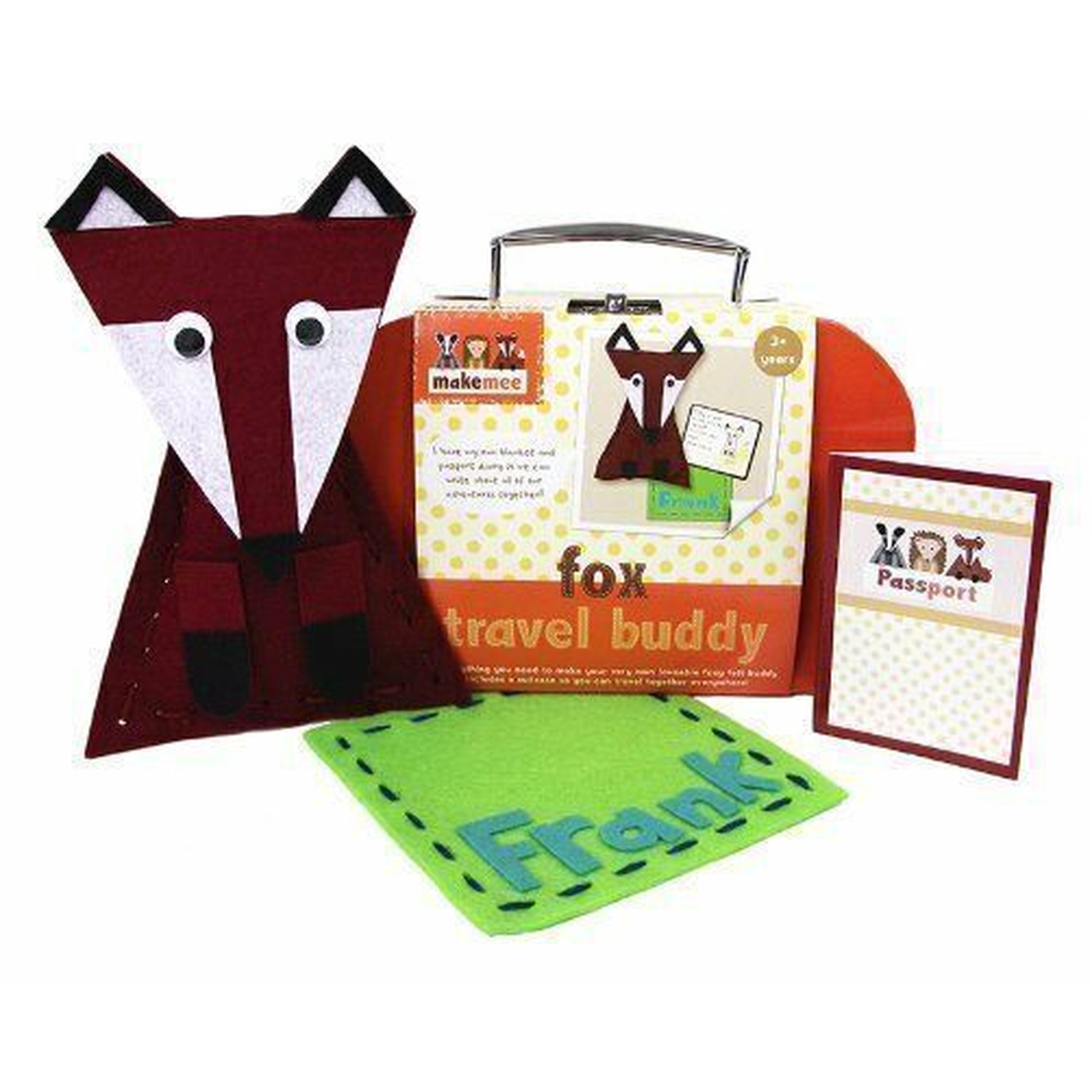 Makemee Kids Craft Making Sewing Kit Sets Fox Travel Buddy