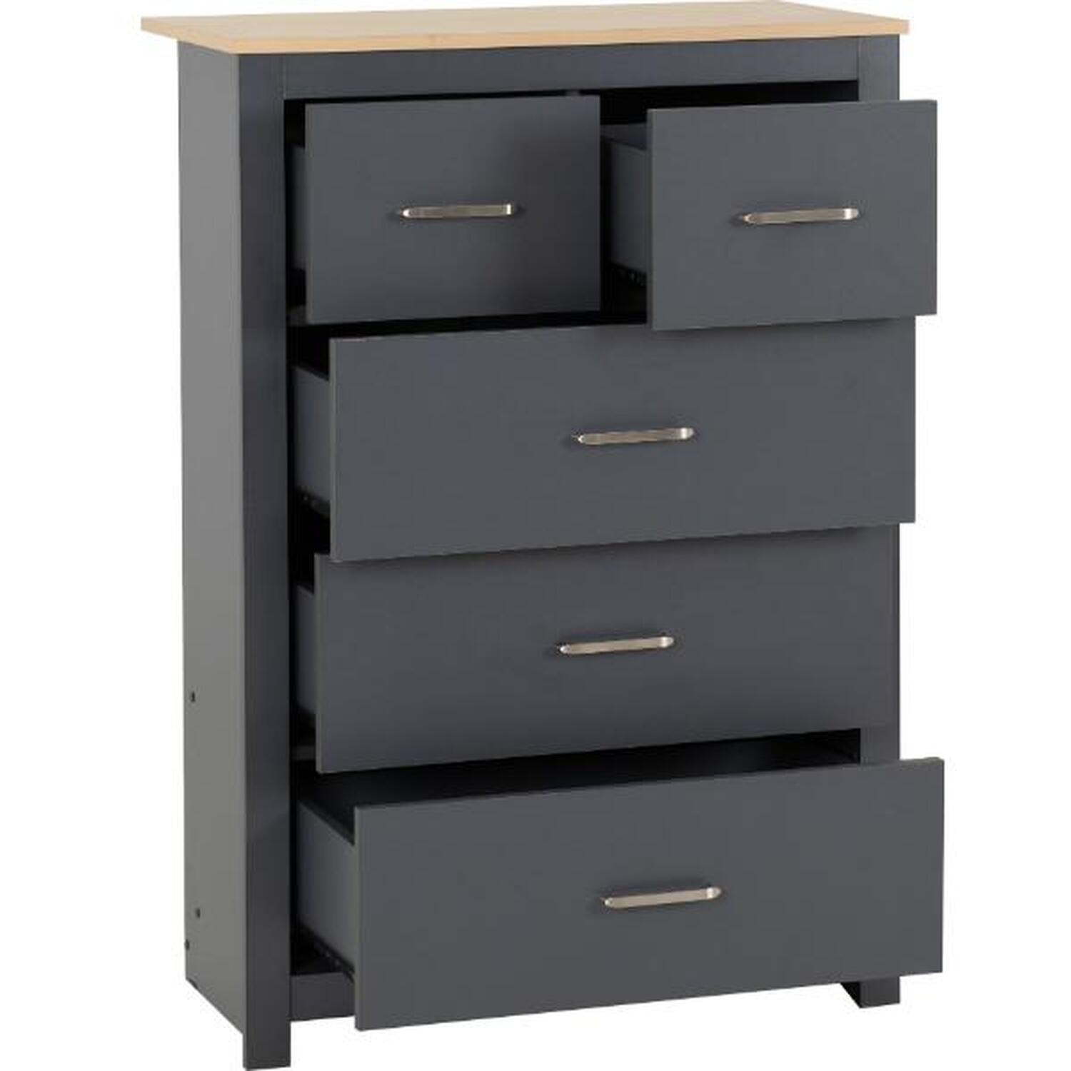 Portland 3 Plus 2 Drawer Chest