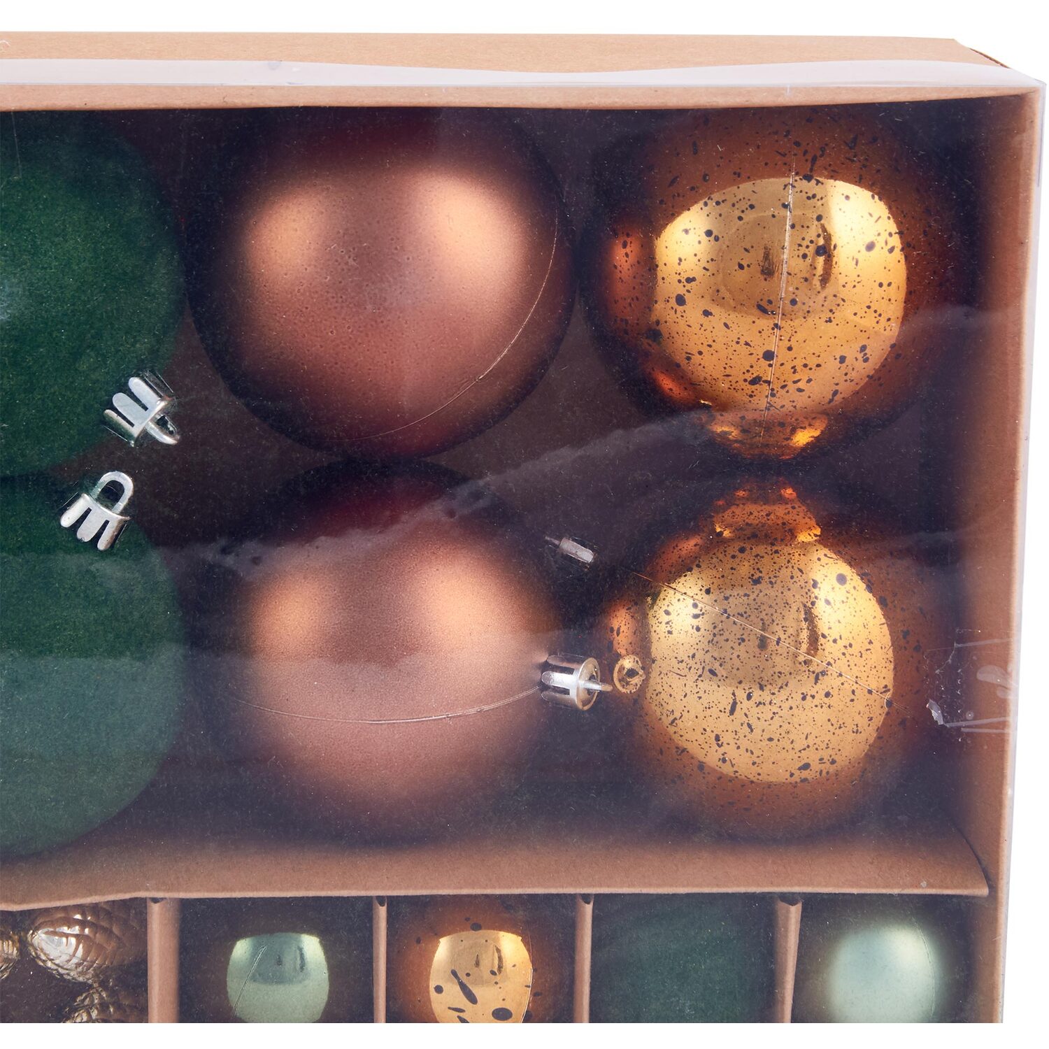 46-Piece Amber Charm Bauble Pack