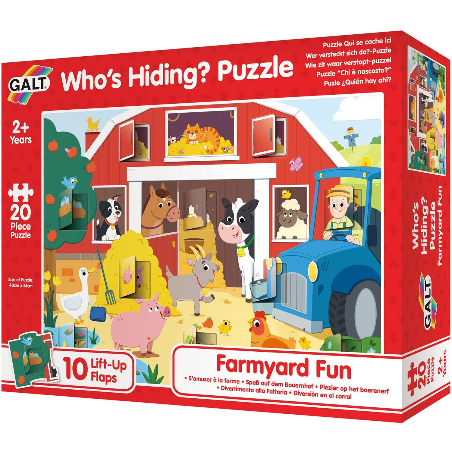 Who's Hiding Puzzle Farmyard Fun