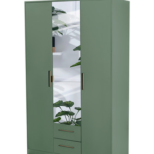 Green 3 door 2 drawer Wardrobe 135cm