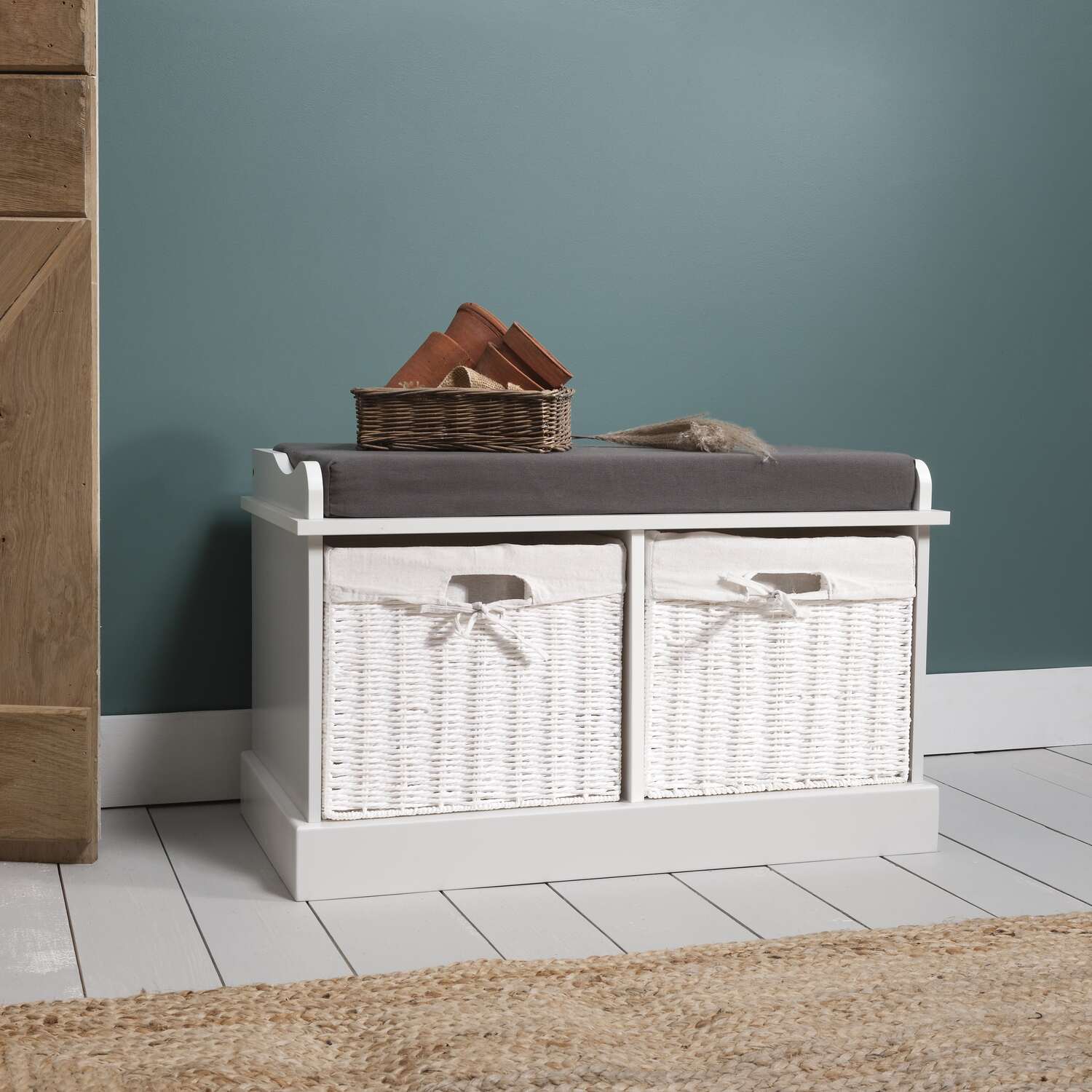 Stockholm Storage Bench with 2 Baskets