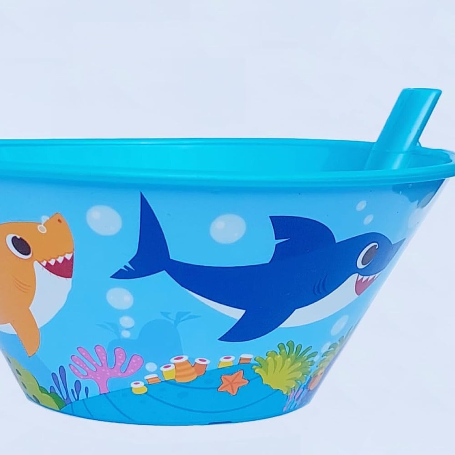 Baby Shark Sippy Bowl With Straw 500ML