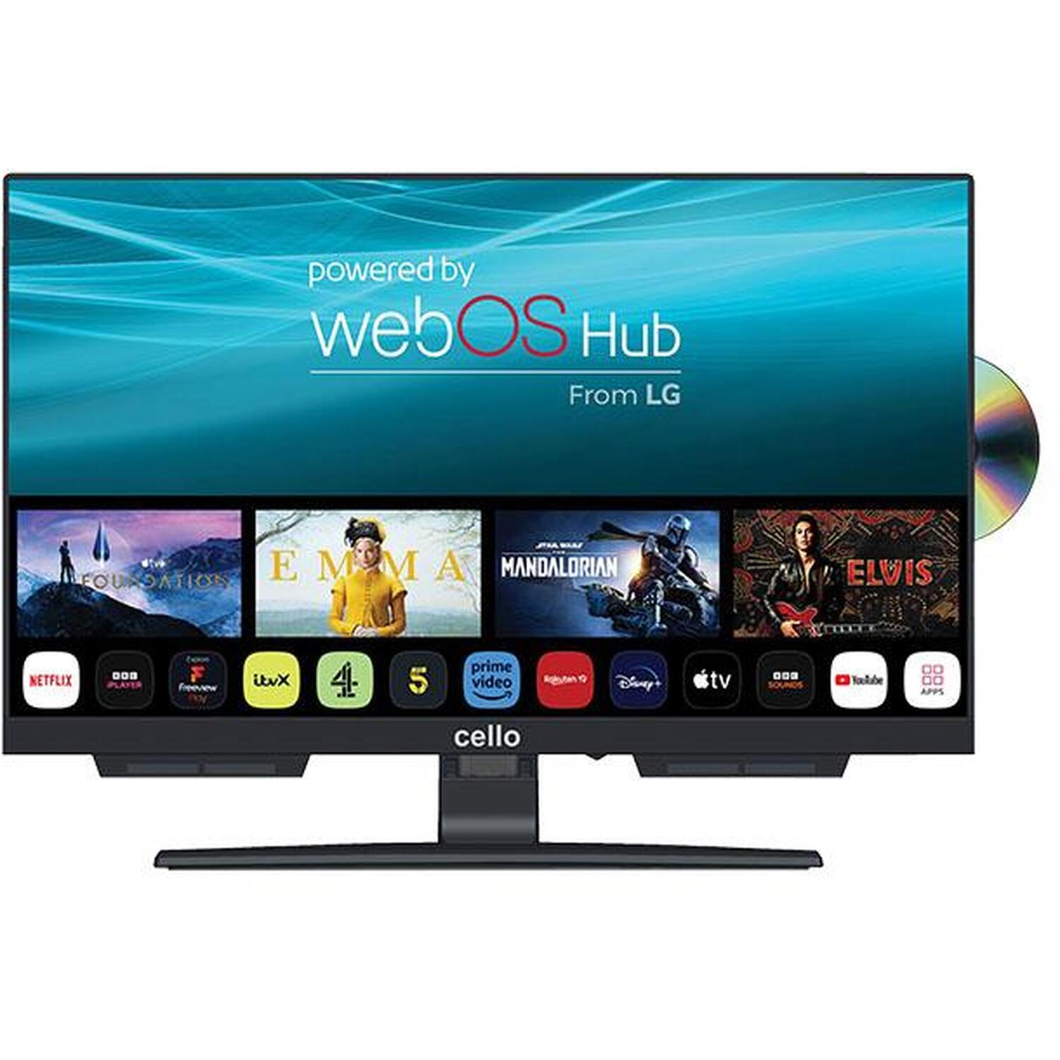 Cello 19" LG Web OS Smart TV with DVD