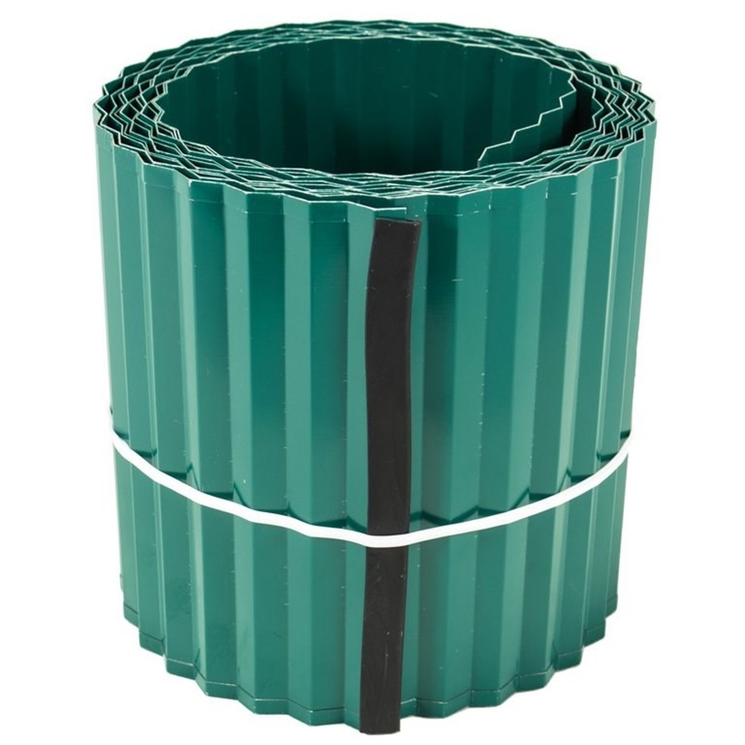 5m Galvanised Lawn Edging Rolls in Green