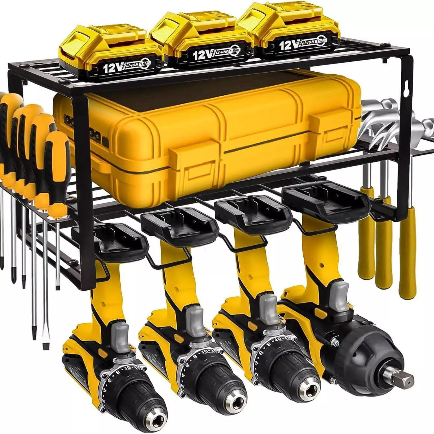 Wall Mounted Power Tool Organizer
