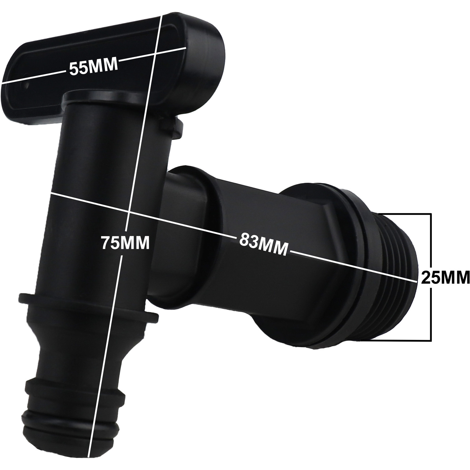 0.75 Inch BSP Male Thread Connector to Garden Tap Adapter Fitting
