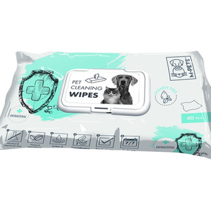 MPets Pet Cleaning Wipes Anti Bacterial 40