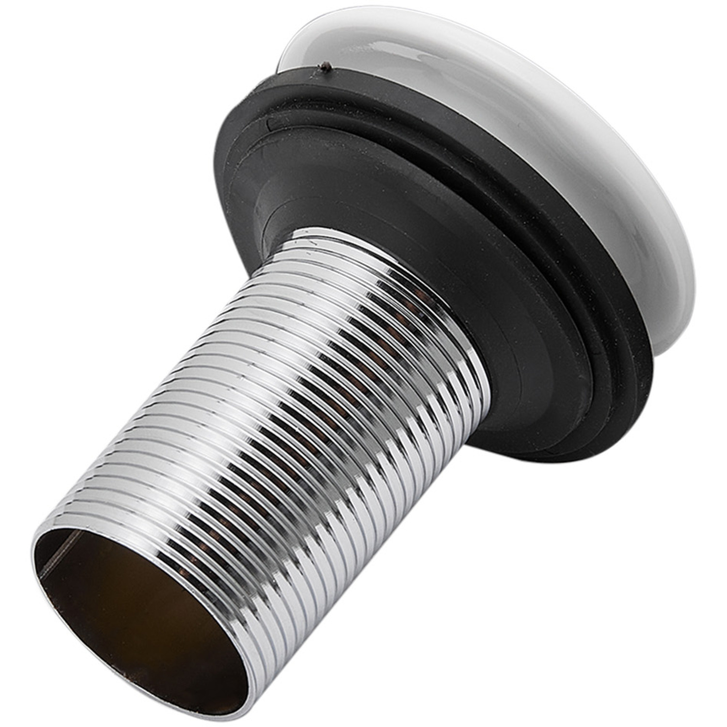 Ceramic Countertop Basin with Central Drain Set