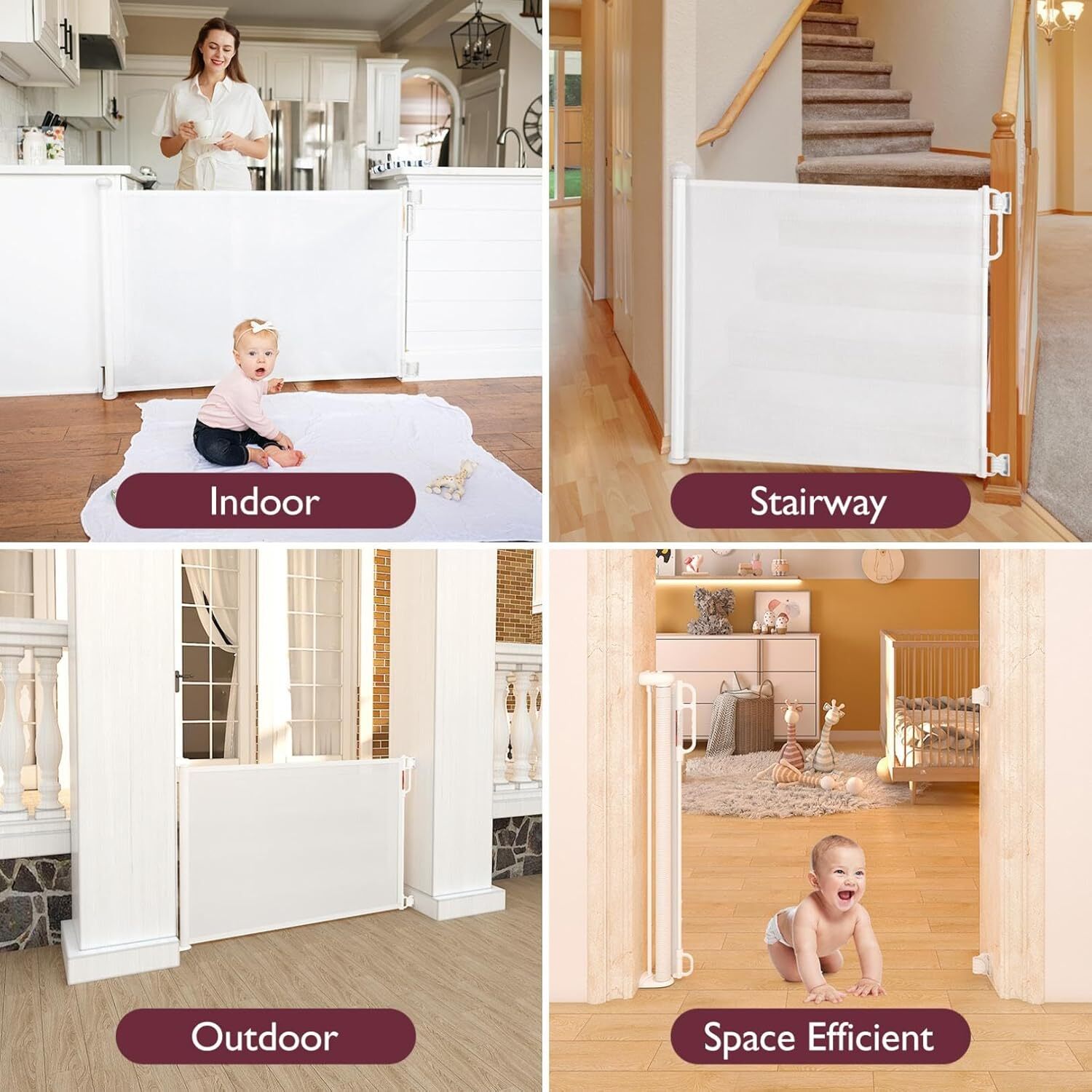 Momcozy Retractable Baby Gate