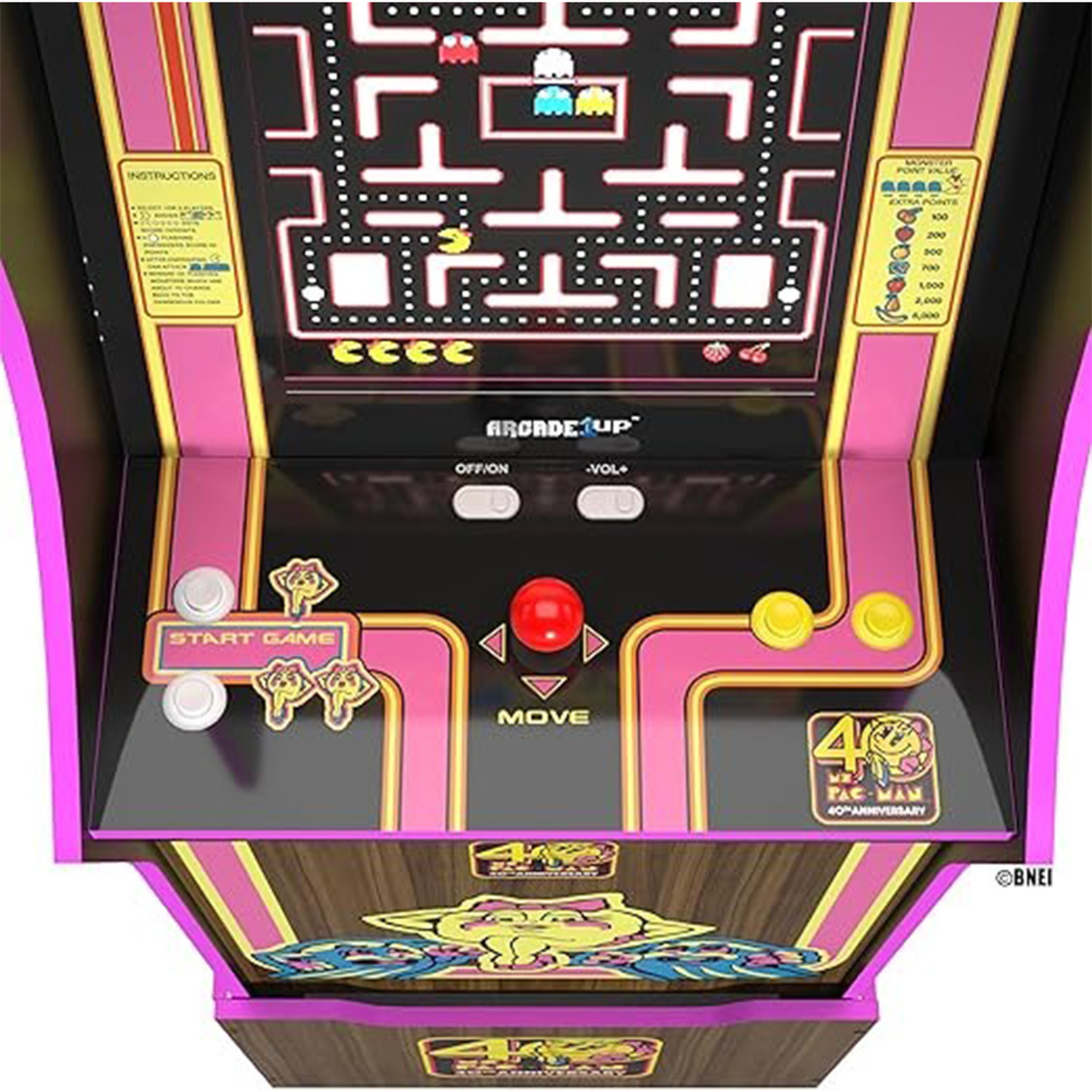 Ms. Pac-Man 40th Anniversary 10-in-1 Arcade Machine