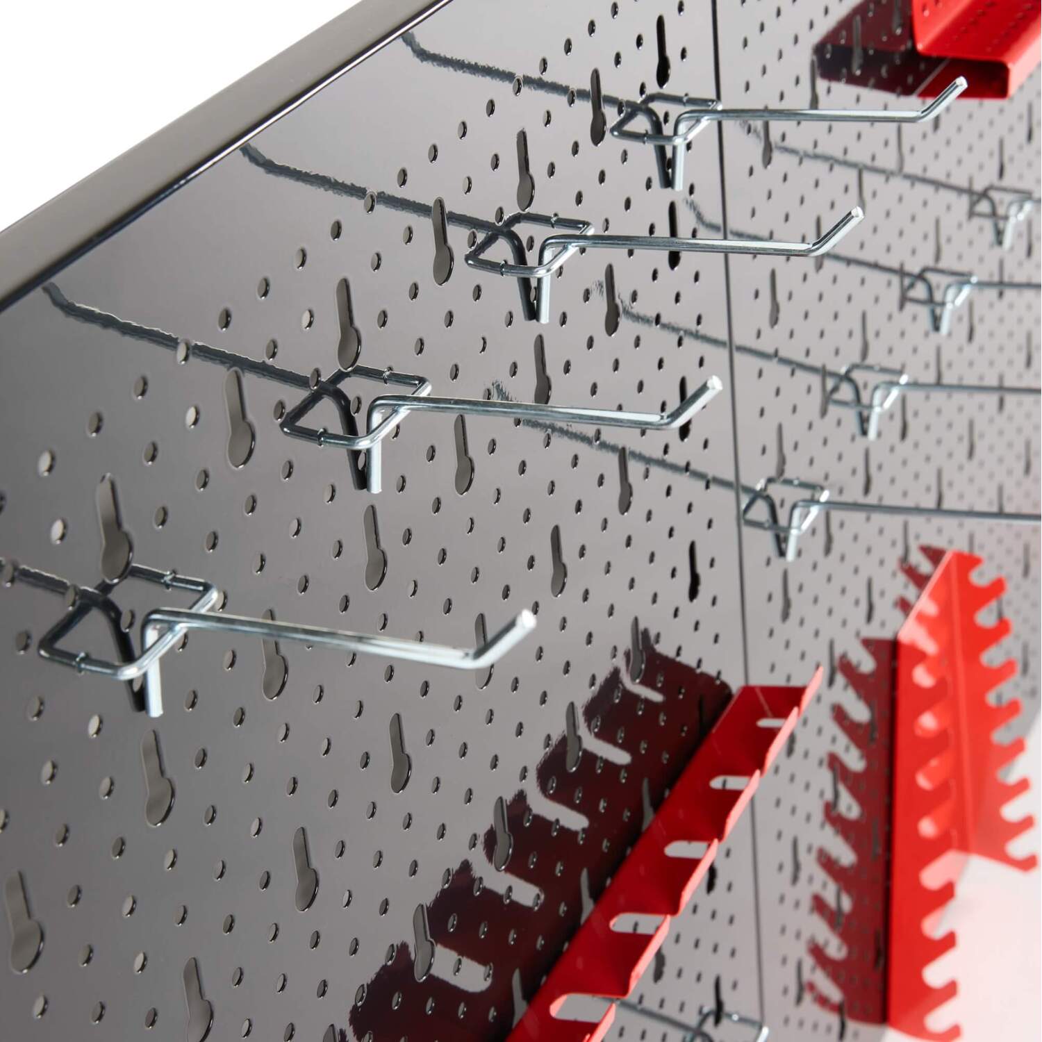 Tool Wall Perforated Wall Workshop Metal Wall Perforated Plate 17 Parts