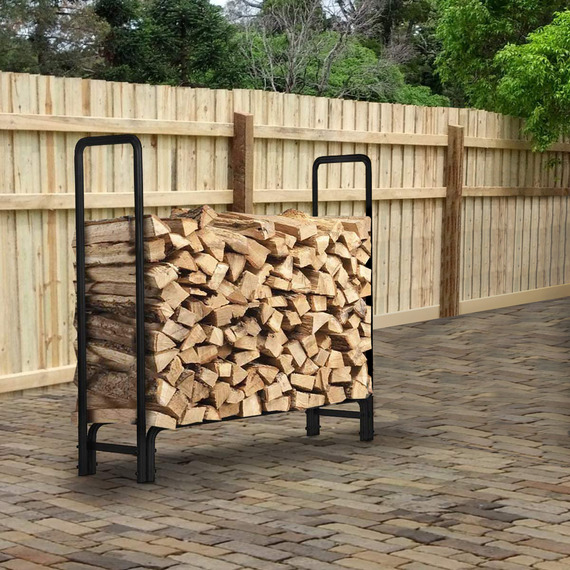 Neo Metal Log Storage Rack with Cover