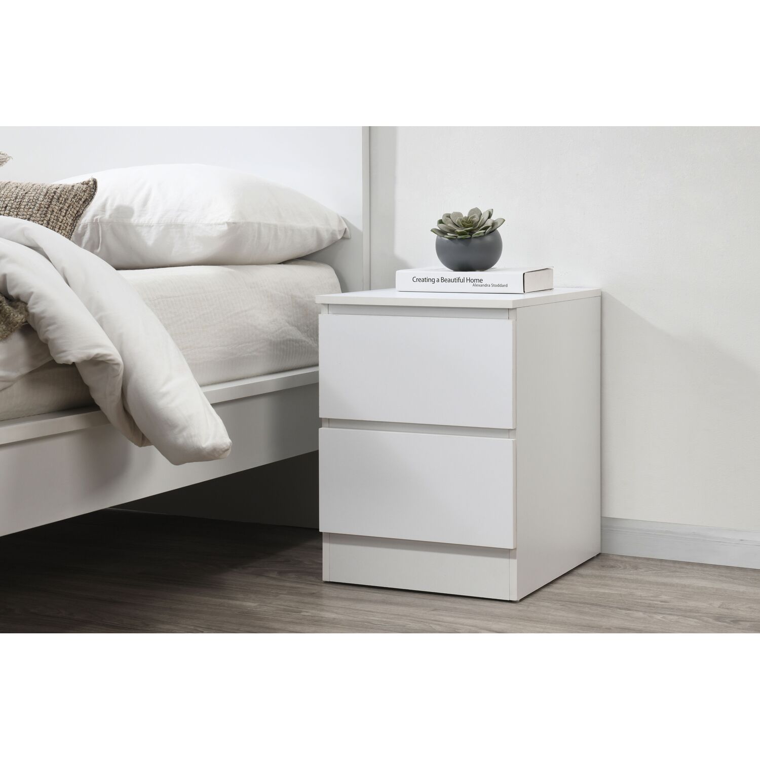 Oslo 2 Drawer Bedside