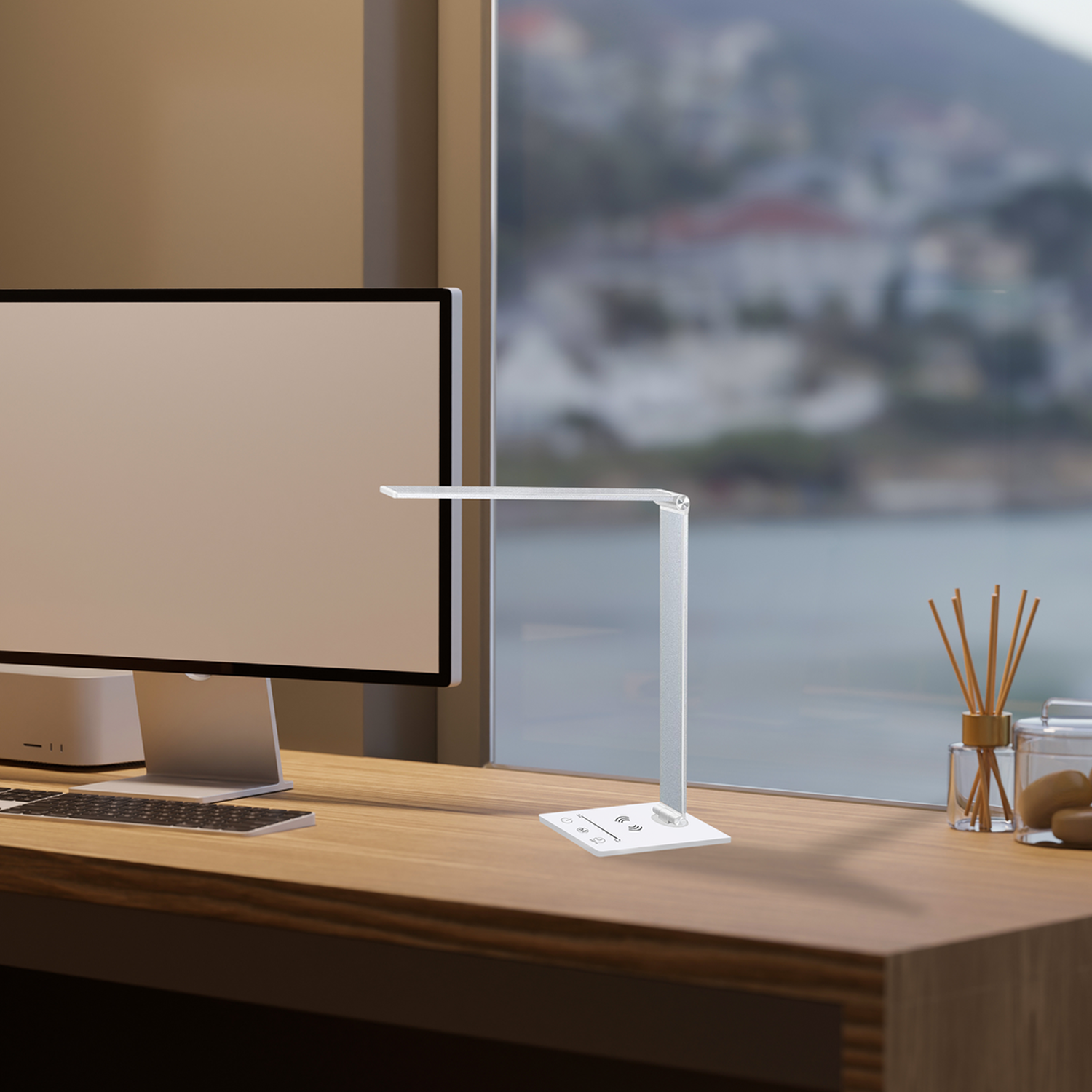 Milagro Desk Lamp Vario White