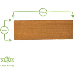 Nicola Spring Coir Step Mats - 60 x 20cm - Hello - Pack of 2