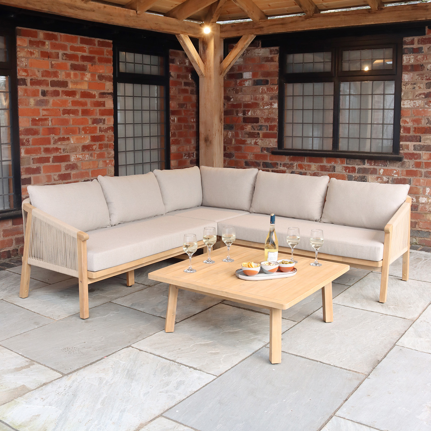 Roma 4 Piece Corner Lounge Set