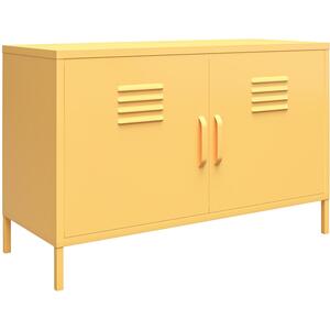 Cache metal locker with 2 doors