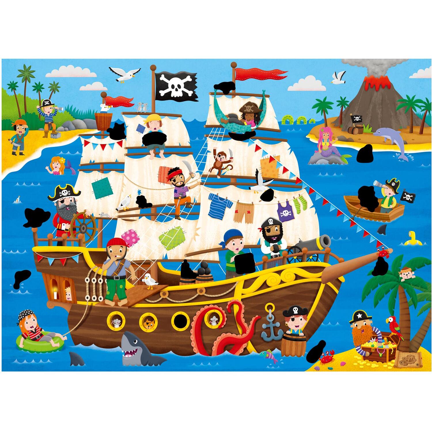 Magic Puzzles Pirate Ship